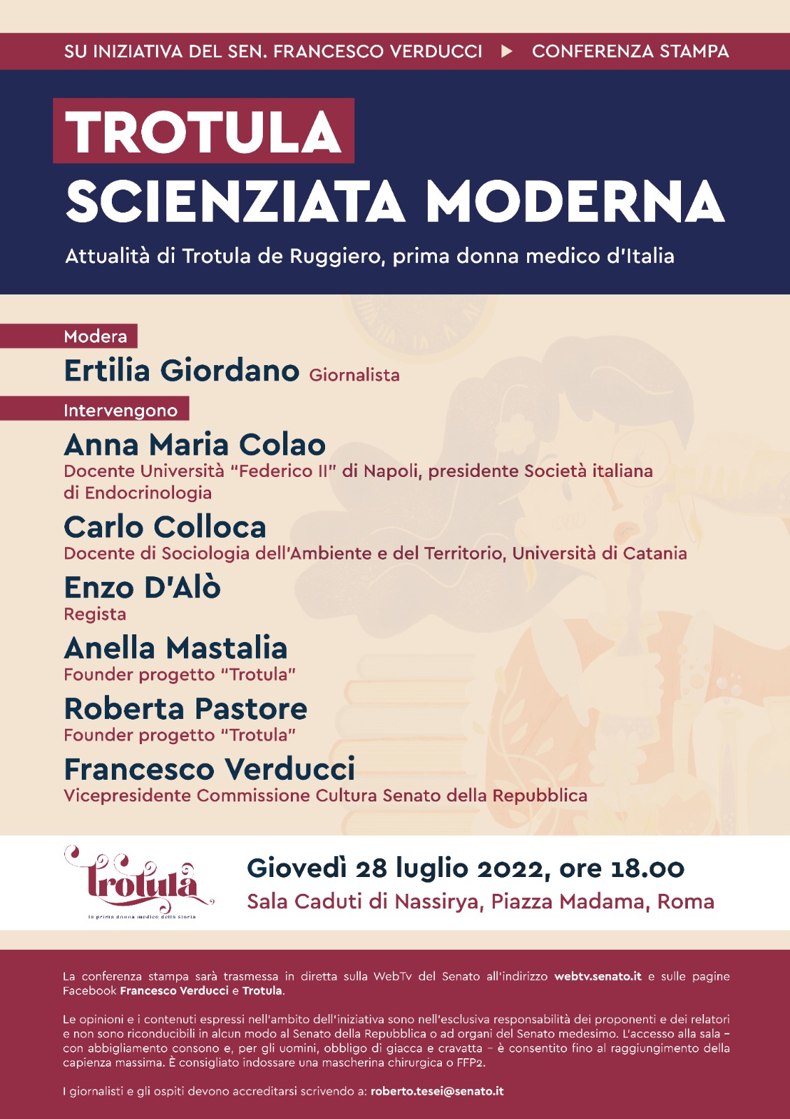 Senato: "Trotula, scienziata moderna - Attualità di Trotula de Ruggiero ...